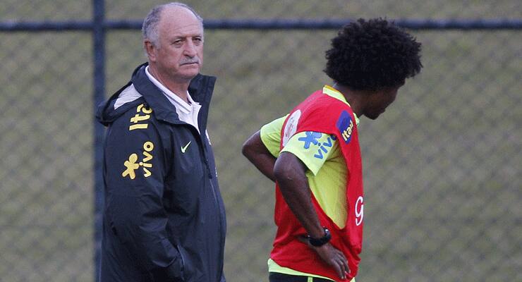 Scolari hints at recalling Alves against Germany | FIFA World Cup 2014 ...
