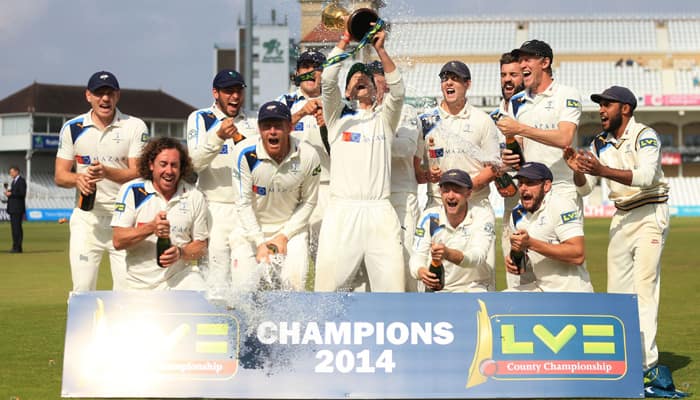 Yorkshire win first County Championship title in 13 years | Cricket ...