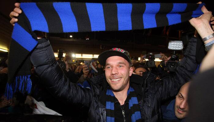 Lukas Podolski completes loan move to Inter Milan | Football News | Zee ...