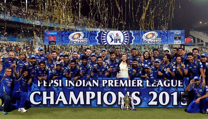 Mumbai celebrate IPL 2015 triumph at Eden with fireworks, confetti ...