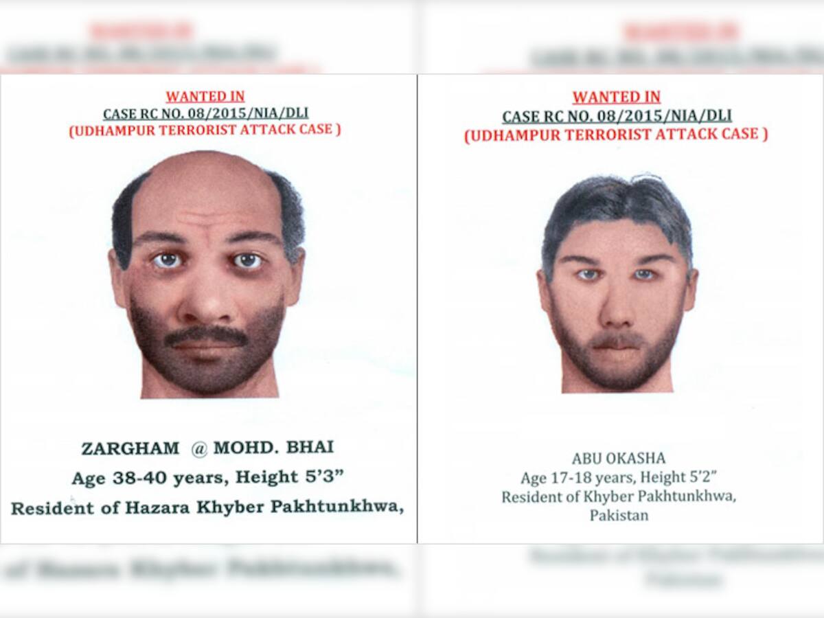 NIA releases sketches of Pakistani terrorist Mohammad Naved Yakubs aides