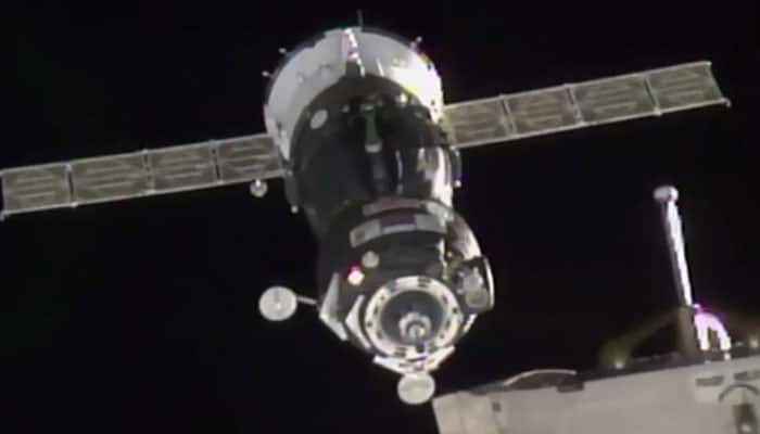 Russian Soyuz spacecraft docks with International Space Station | Space ...