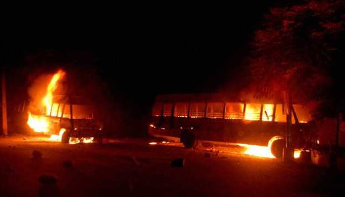 Five buses gutted in massive fire in Jammu | Jammu and Kashmir News ...