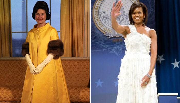 Astonishing inaugural ball gowns worn by first ladies over the years ...