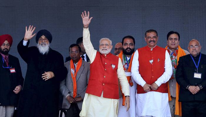 PM Narendra Modi addresses election rally in Jalandhar | News | Zee News