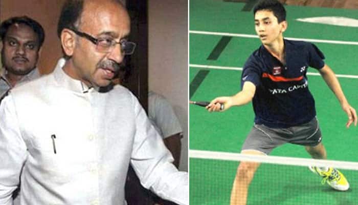 Sports Minister Vijay Goel hails new BWF Junior World No 1 Lakshya Sen | Badminton News | Zee News