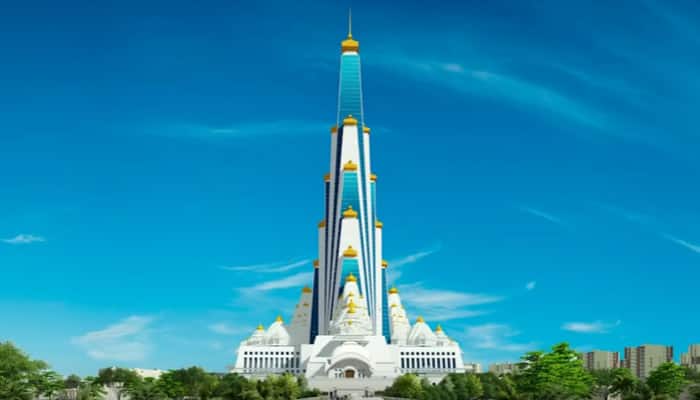 Amazing! World's tallest temple taking shape in Vrindavan | Uttar ...