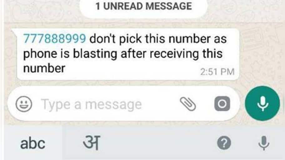 REALITY CHECK of WhatsApp viral message claiming 777888999 number call ...