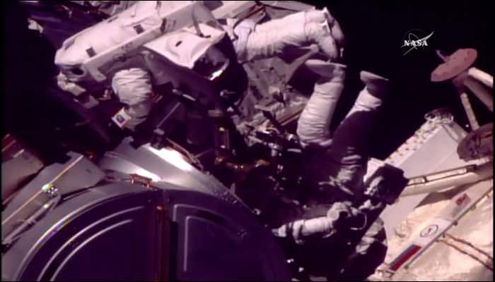 NASA astronauts begin the second of three spacewalks to repair ISS ...