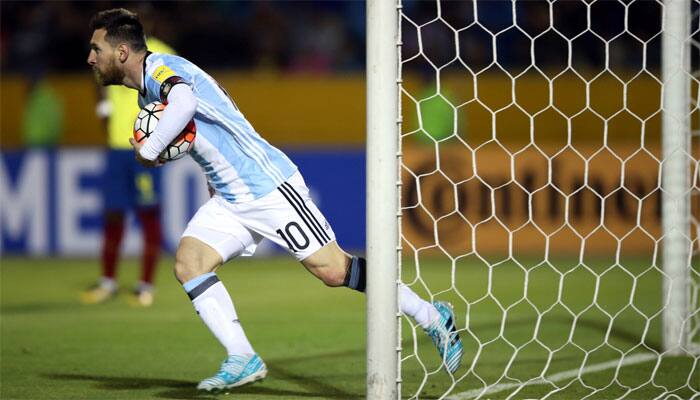 Thank God for Messi, says relieved Argentina | Football News | Zee News