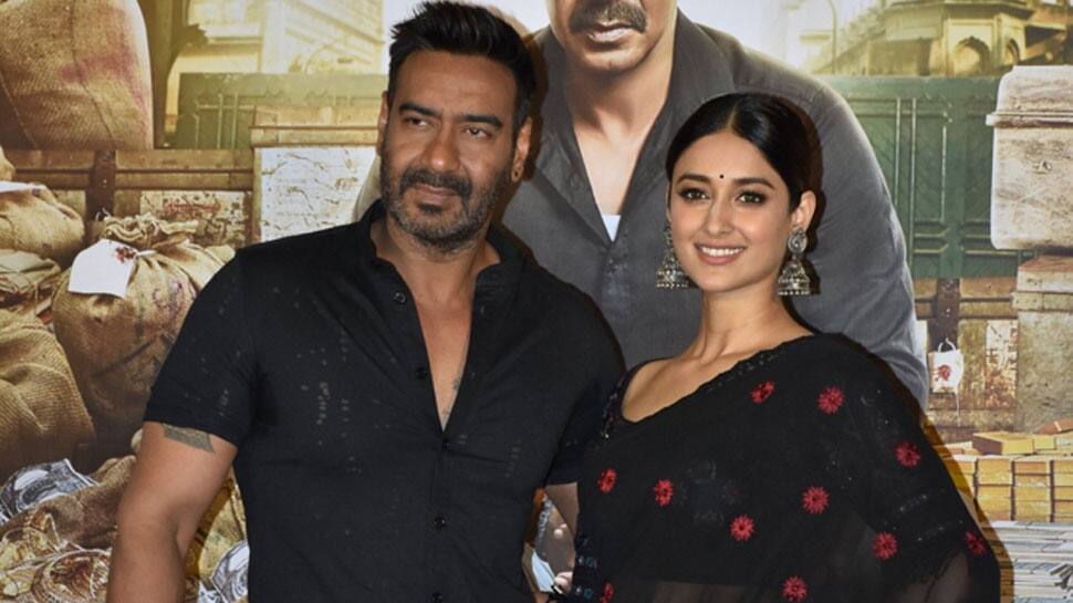 Ajay Devgn and Ileana D'Cruz at Raid movie trailer launch event | News ...