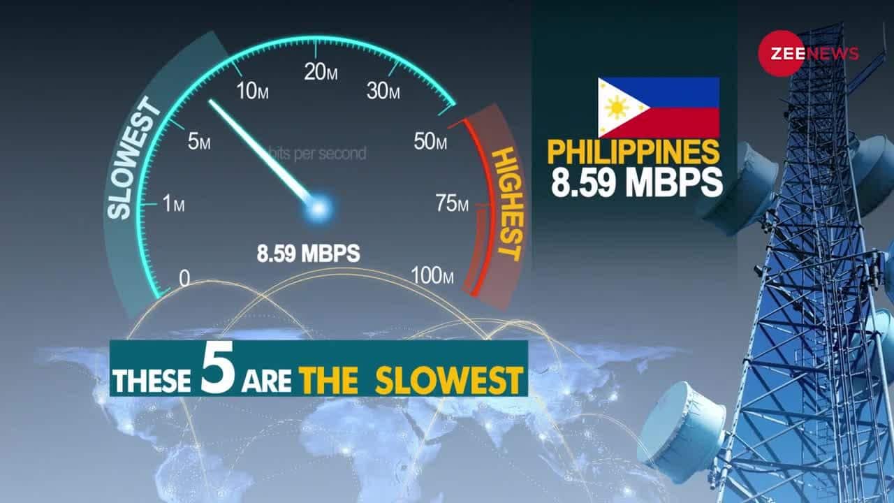 4G speed slowest in India, not even half of Pakistan | Zee News