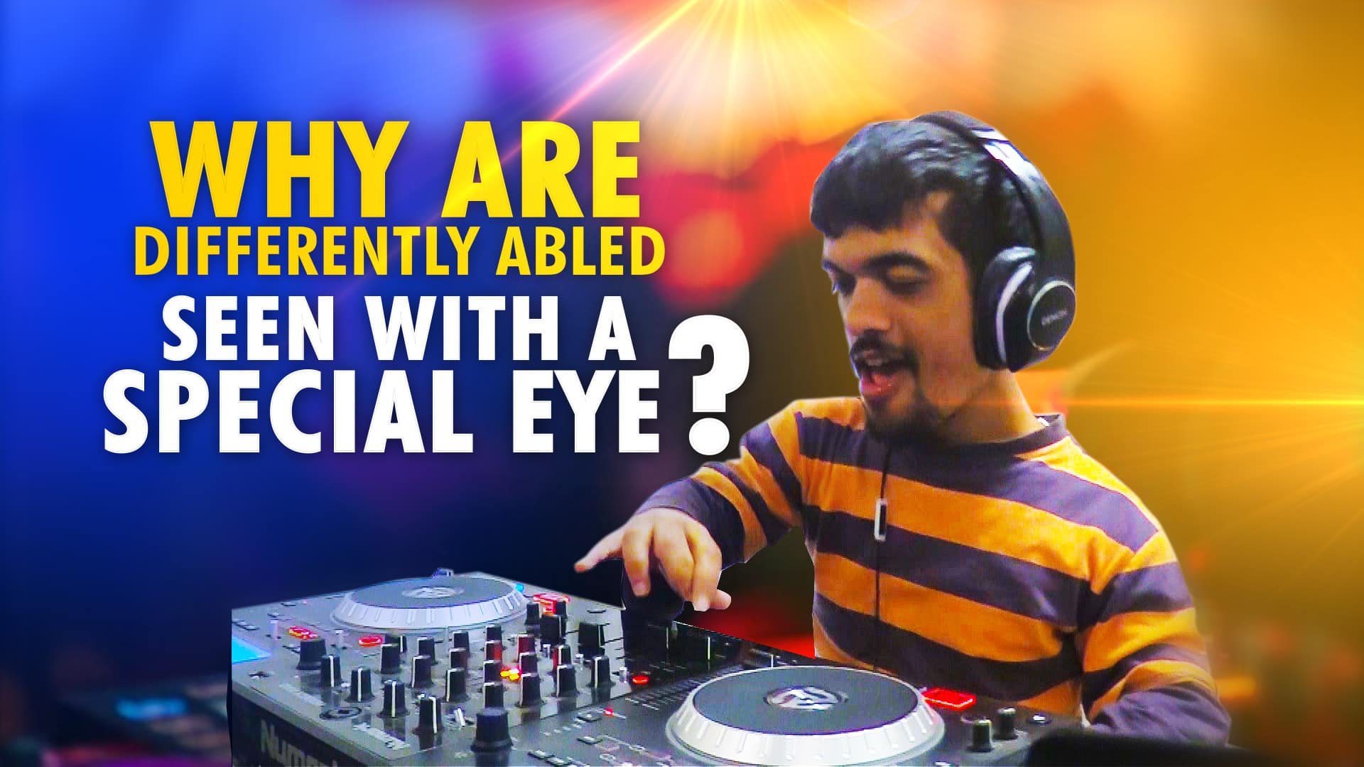 World Theatre Day: Inspiring story of a DJ who grew up with disability ...