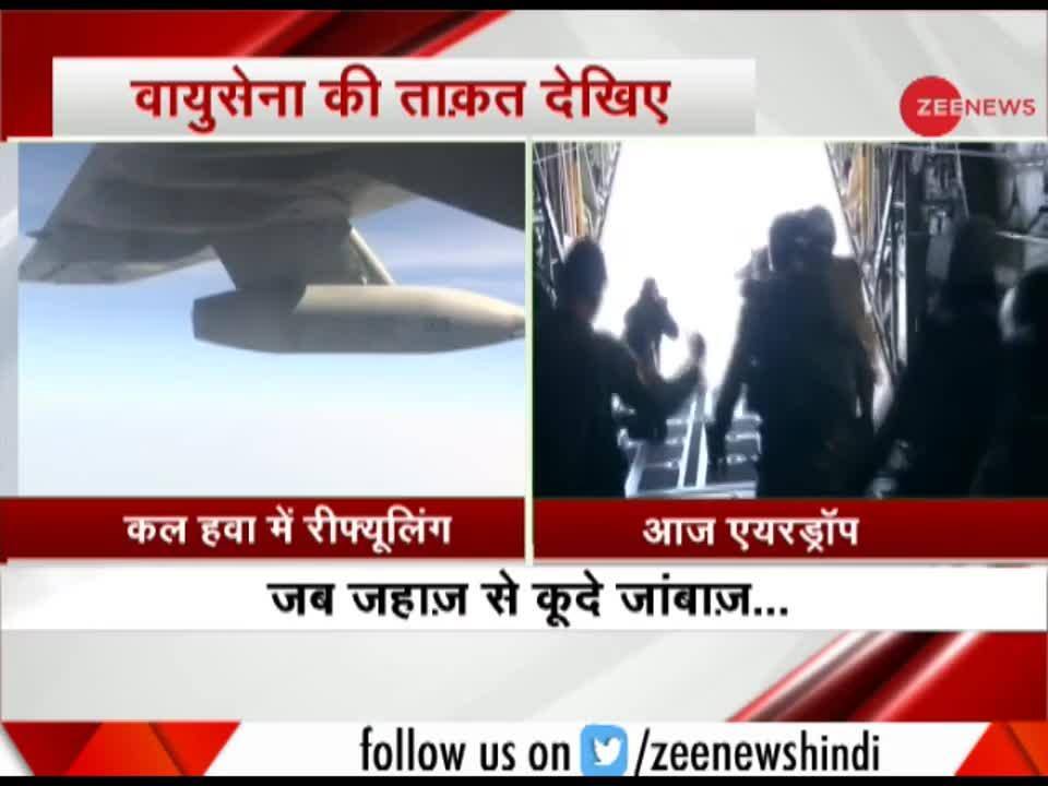 Watch: Video of Operation Gagan Shakti by Indian Air Force | Zee News
