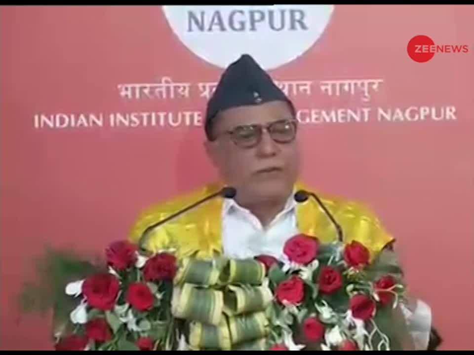 Rajya Sabha MP Subhash Chandra attends IIM convocation ceremony in ...