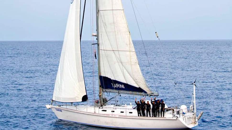 Photos: INSV Tarini, with all-woman Navy crew, returns to Goa after ...