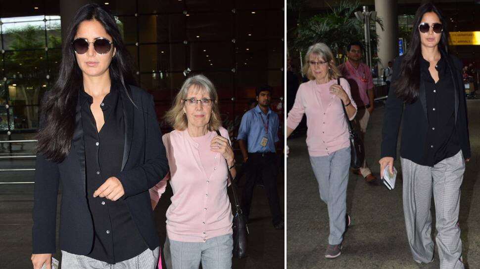 Photo Gallery: Katrina Kaif spotted with mommy at airport | News | Zee News