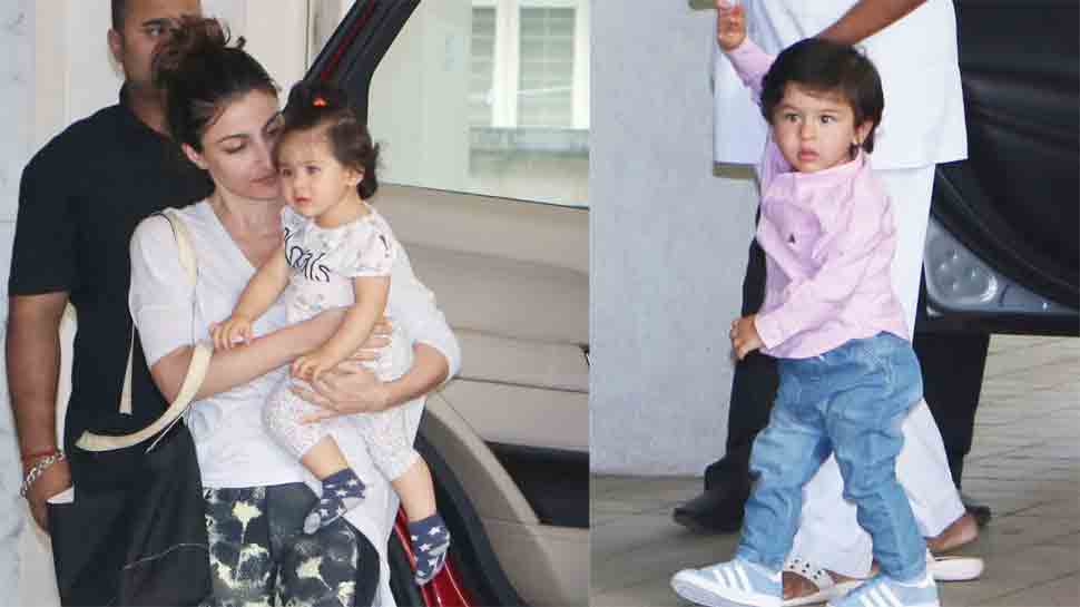 Photo Gallery: Taimur Ali Khan, Inaaya Naumi Kemmu and Soha Ali's day ...