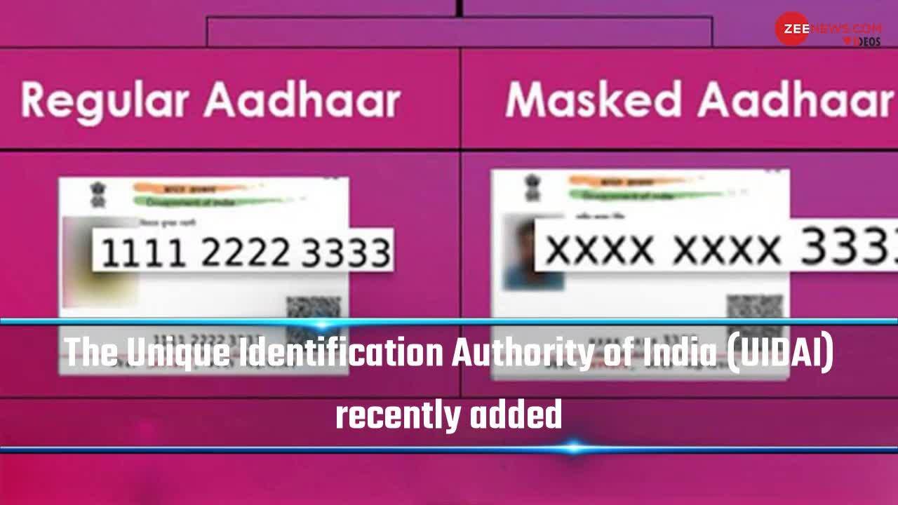 What Is Masked Aadhaar Its Privacy Benefits All You Know Zee News