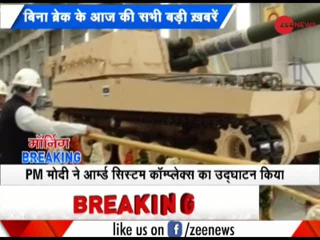 Morning Breaking: PM Modi hitches ride on 'Made in India' K9 Vajra ...