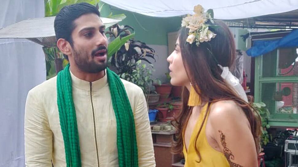 Photo Gallery: Prateik Babbar-Sanya Sagar's haldi ceremony pics out ...