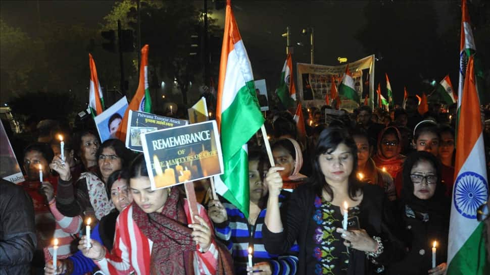 Pulwama attack: Clash during candlelight protest march in Gujarat ...
