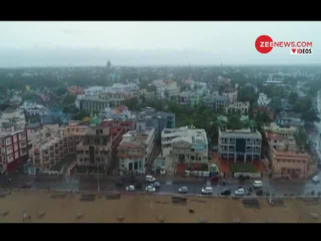 watch Drone visual from puri after cyclonic storm Fani | Zee News