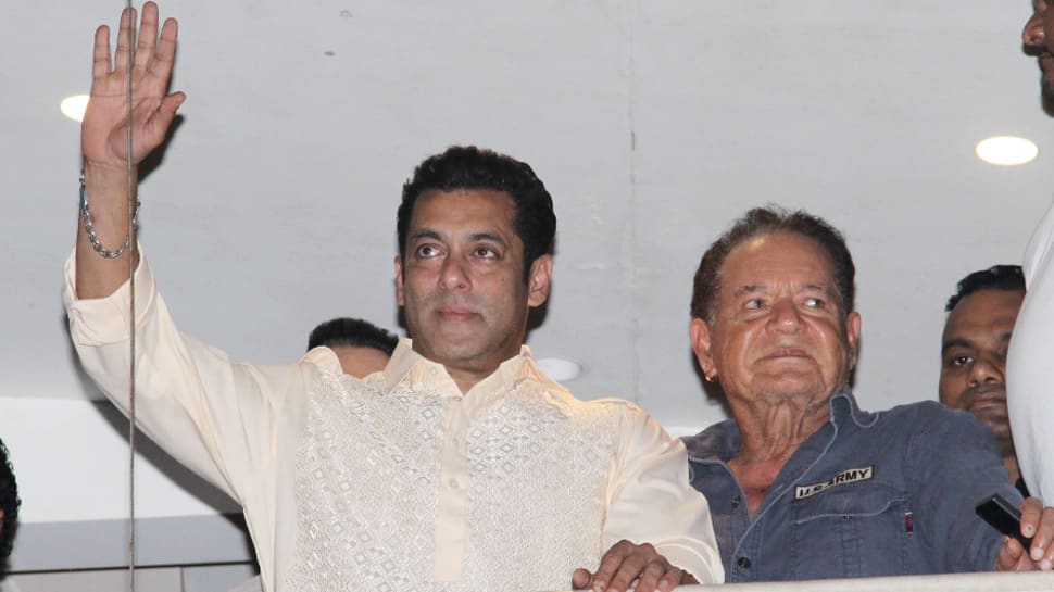 Salman Khan waves to cheering fans, wishes them Eid Mubarak — Pics ...