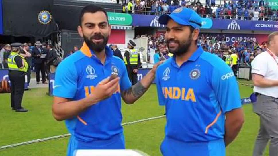 Virat Kohli interviews 'man of the moment' Rohit Sharma - Watch ...