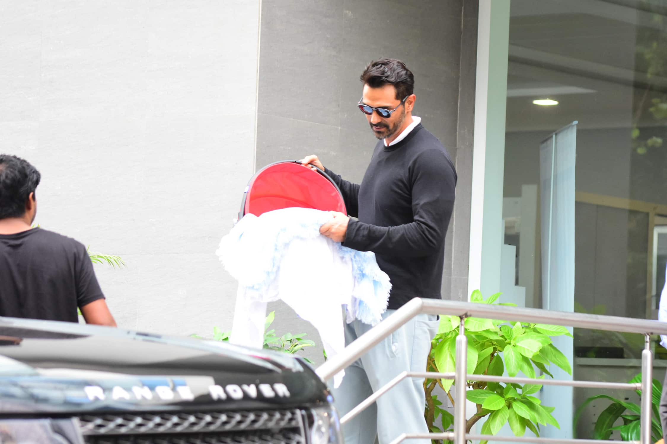 Photo Gallery: Arjun Rampal, Gabriella Demetriades take their baby boy ...
