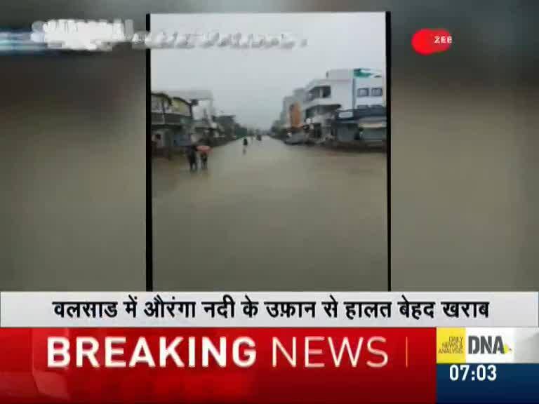 Morning Breaking: Heavy rains continue in Gujarat, IMD issues red alert for next 48 hours | Zee News