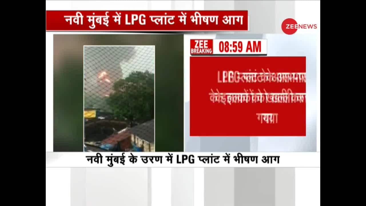 Breaking News: Massive fire breaks out at ONGC plant near Mumbai, 3 ...
