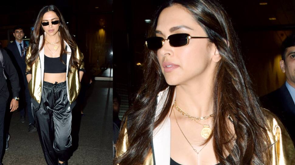Photo Gallery: Deepika Padukone makes a blingy appearance at the ...