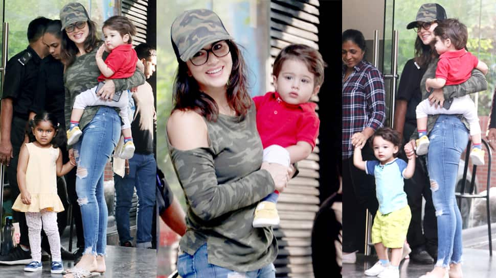 Photo Gallery: Sunny Leone enjoys her day out with kids in Juhu | News ...