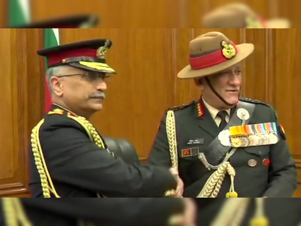 General Manoj Mukund Naravane takes charge as 28th chief of Indian Army