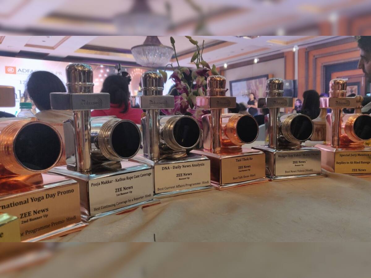 Zee News wins big at ENBA awards, DNA named Best Prime Time Show