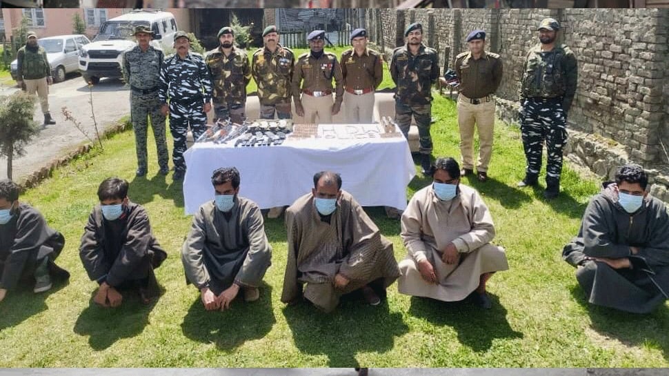 Lashkar-e-Toiba terror module busted in J&K’s Handwara; 4 terrorists ...