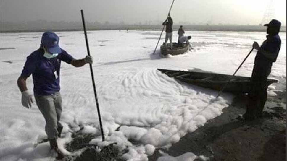 NGT panel seeks report from CPCB, DPCC on frothing in Yamuna river ...