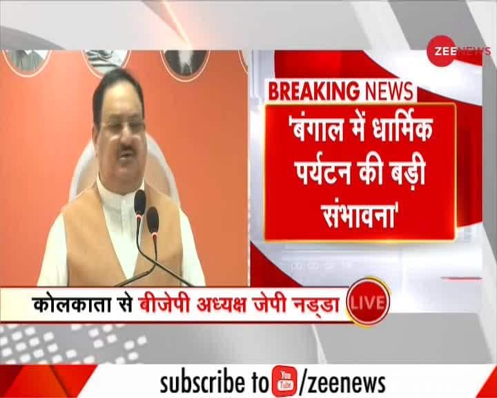 West Bengal Jp Nadda Launches The Sonar Bangla Campaign In Kolkata