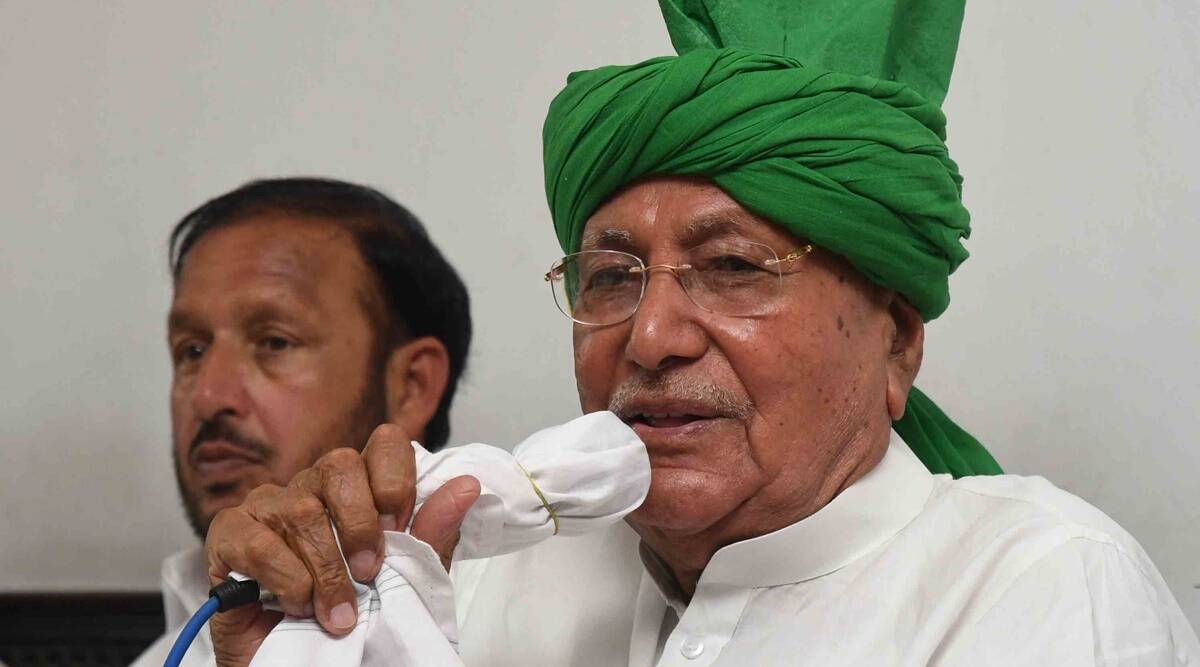 Haryana Former CM Om Prakash Chautala released from Tihar Jail, Delhi ...