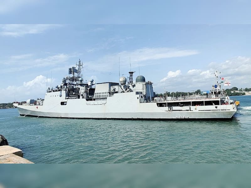 Amazing pics of Indian Navy participating in Cutlass Express 2021 ...