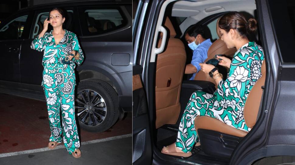 Boss lady Rubina Dilaik rocks a satin green co-ord set - In pics | News ...