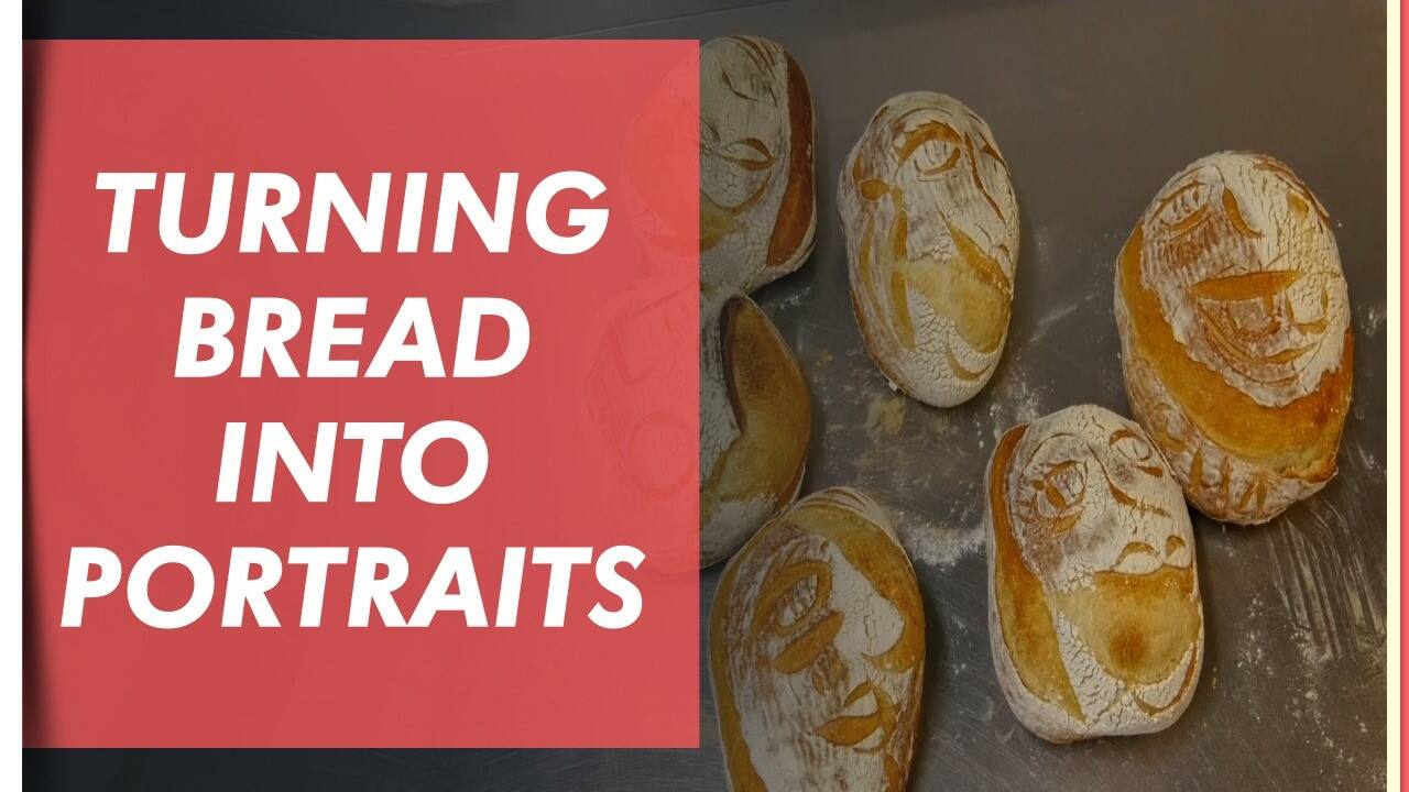 Actress turned baker creates portraits in bread | Zee News