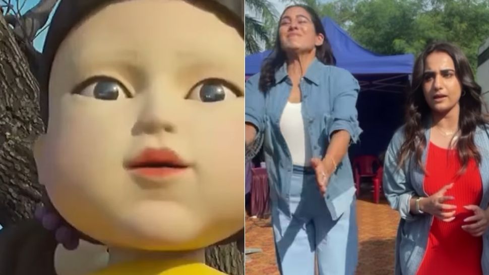 Watch: Sara Ali Khan plays Squid Game's 'red light, green light' game ...