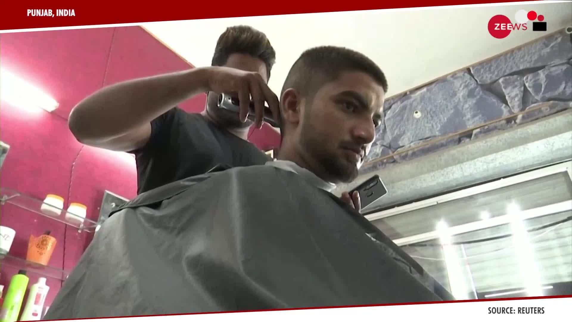 Punjabi barber siblings turn heads with intricately shaved hair designs ...