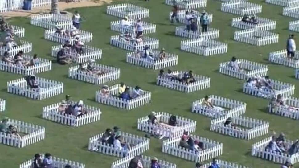 AUS vs SA: Video of 'socially distanced' family pods during T20 World ...