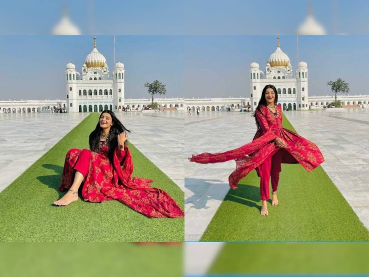 Pakistani model poses bare head for womens clothing ad in Kartarpur ...