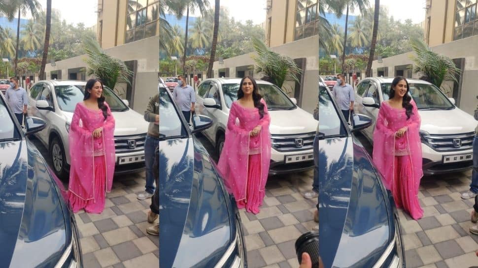 Sara Ali Khan looks ‘chaka chak’ in traditional outfit – In Pics ...