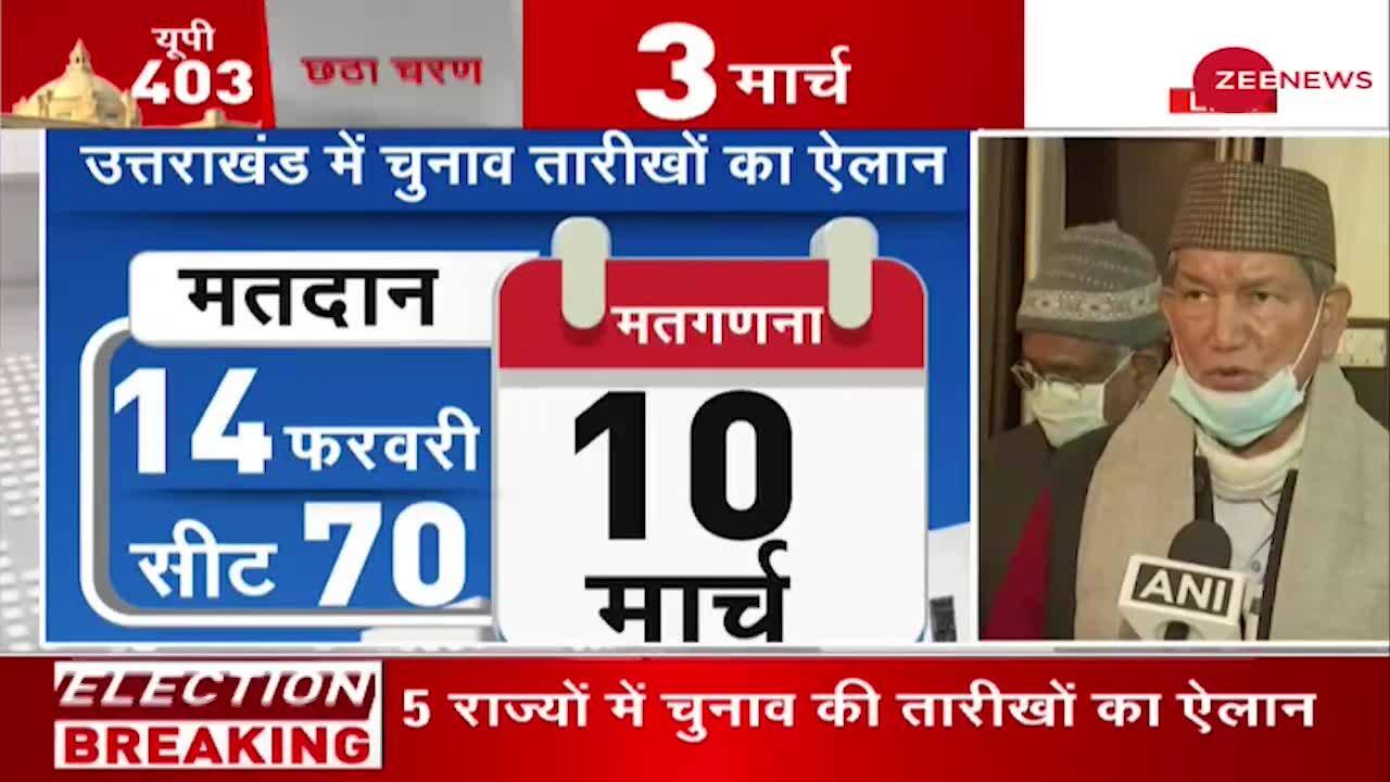 Election commission announces polling dates | Zee News