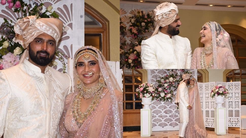 Karishma Tanna and Varun Bangera steal a kiss after getting married ...